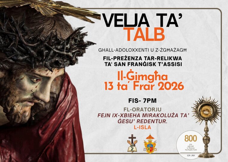 13/02 - St Francis in Malta 2026